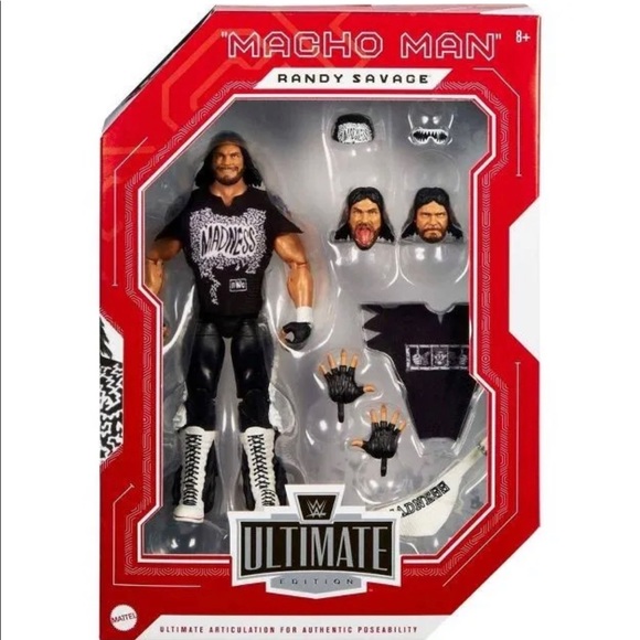 Mattel | Toys | 222 Mattel Wwe Ultimate Edition Macho Man Randy Savage 6 In Action Figure New ...